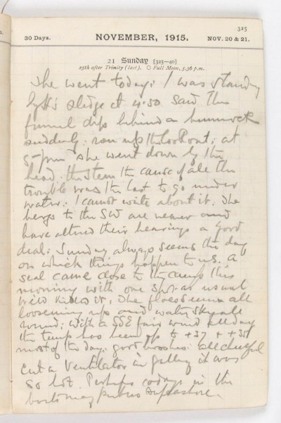Diary entries | Shackleton.